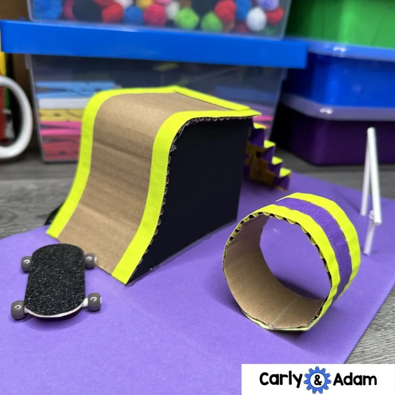 Skateboard STEM Challenge — Carly and Adam