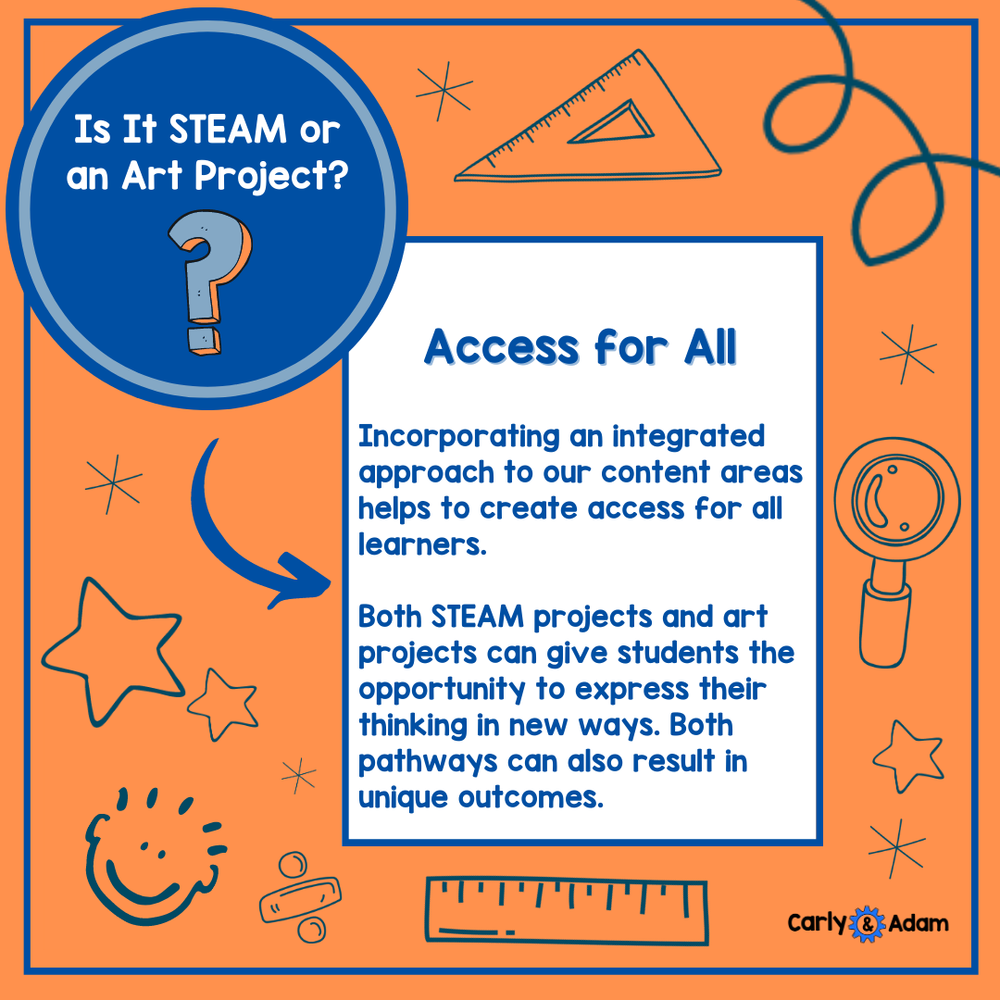 Is it STEAM or an Art Project? — Carly and Adam