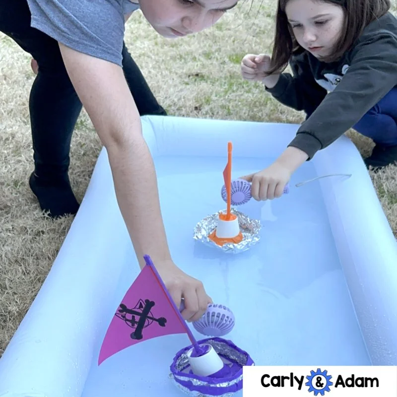 Sailing STEM Challenge (Wind-Powered Sailboat Race) — Carly and Adam