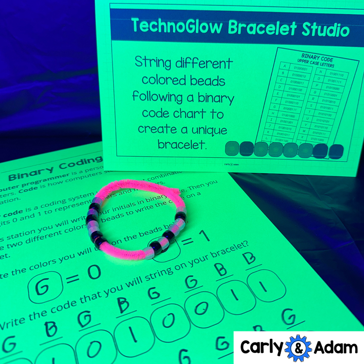 Glow Day STEM Activities and Challenges — Carly and Adam