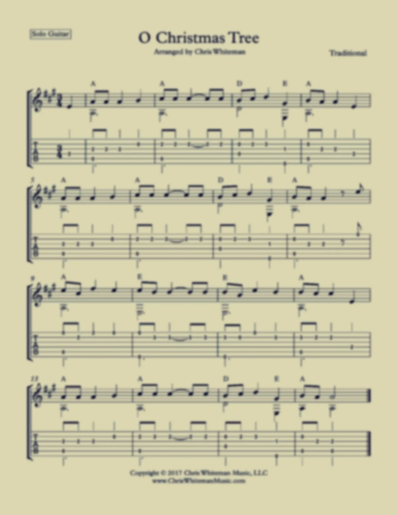 Chord Melody Arrangements — Chris Whiteman Music