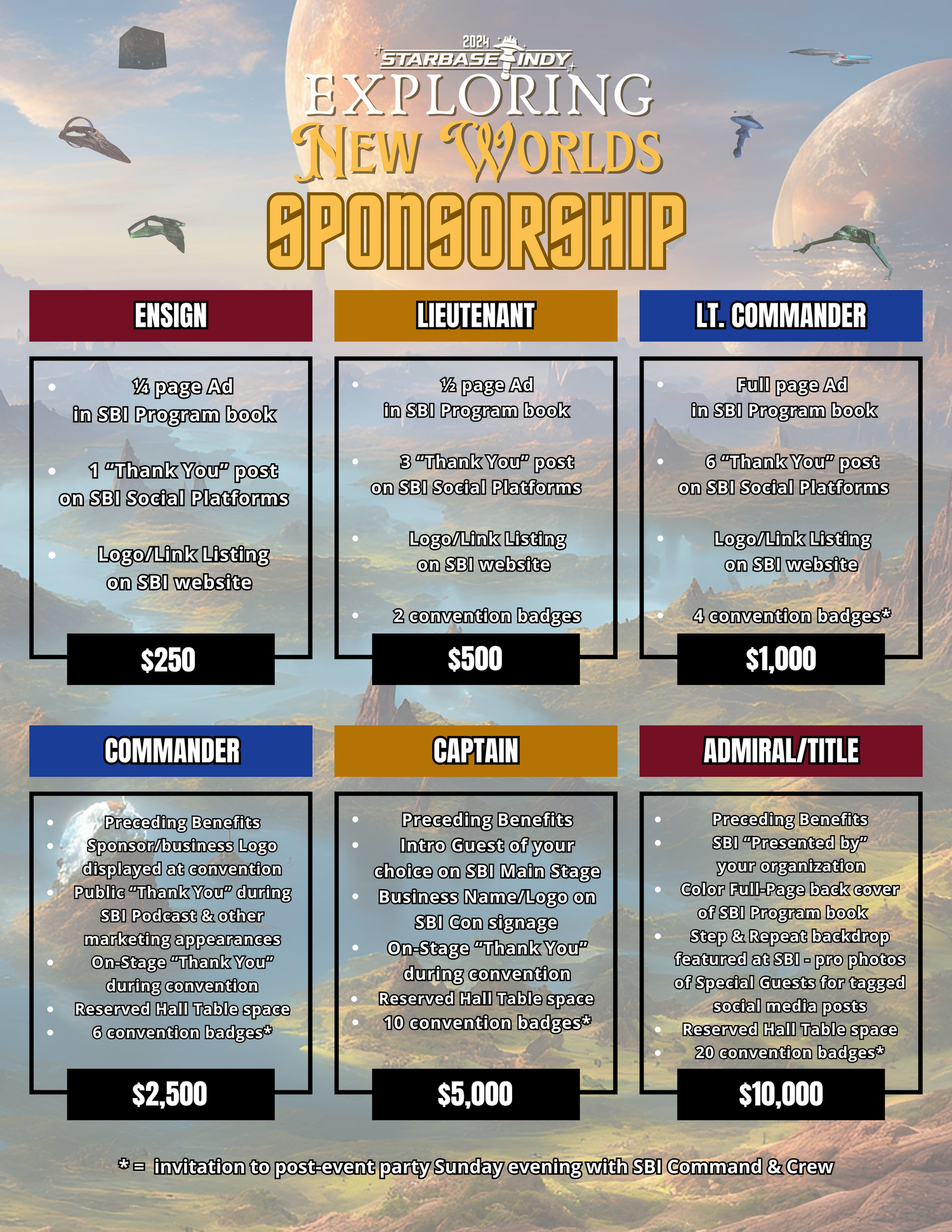 Become A Sponsor/Partner — Starbase Indy
