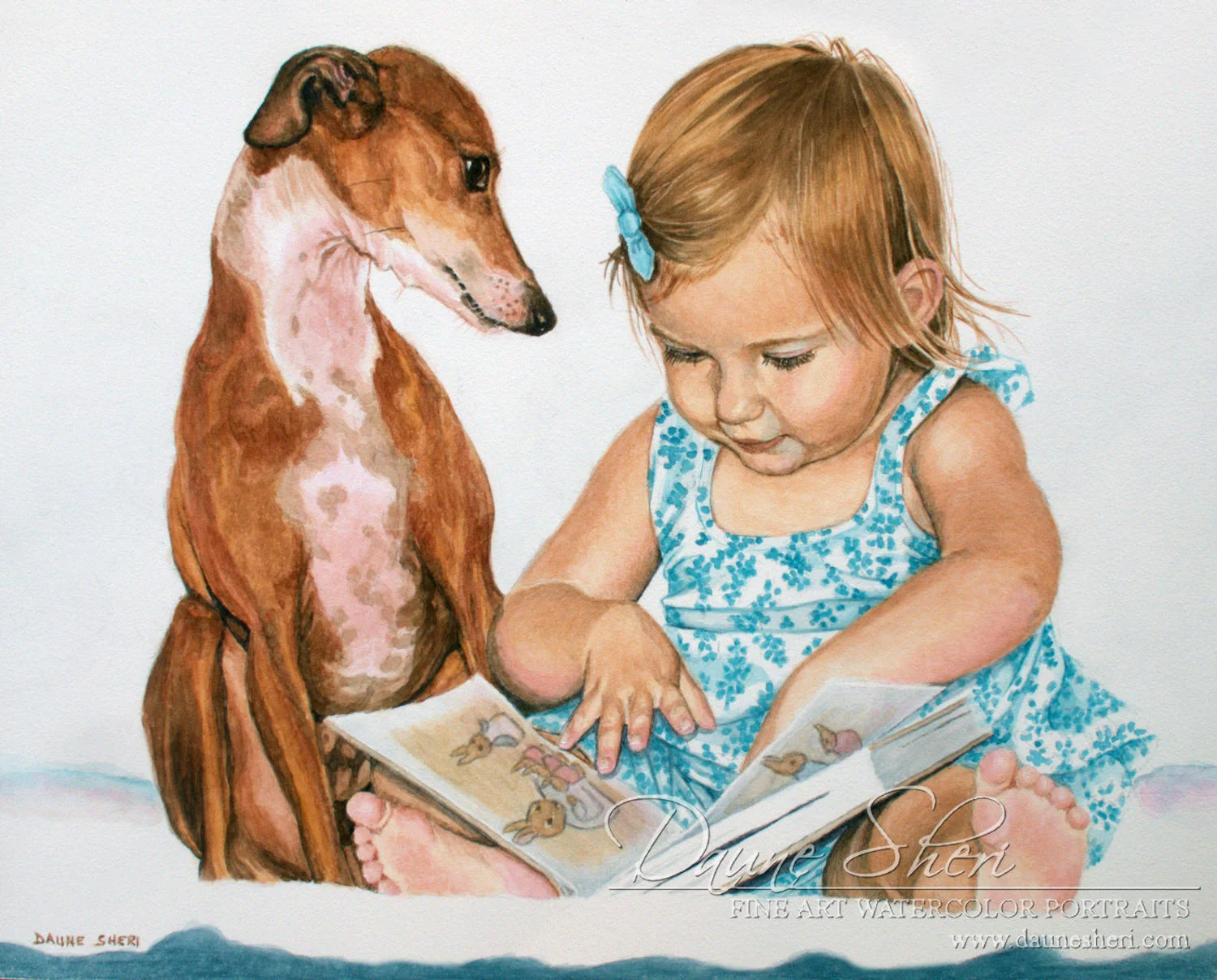 Just a Dog — Daune Sheri | Watercolor Portrait Artist | Watercolor ...
