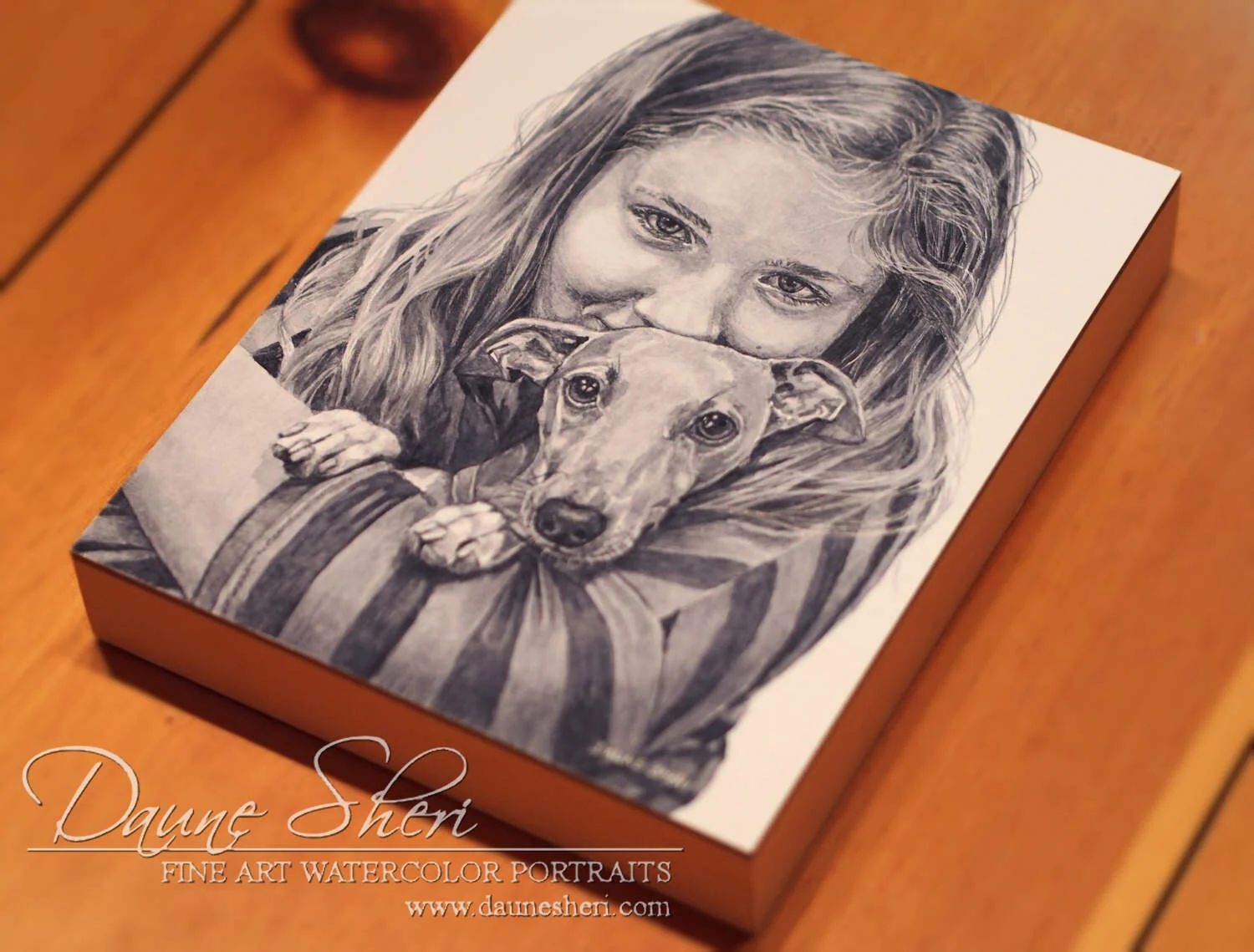 Just a Dog — Daune Sheri | Watercolor Portrait Artist | Watercolor ...