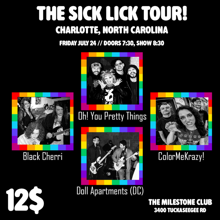 DOLL APARTMENTS w/ OH! YOU PRETTY THINGS, COLORMEKRAZY! & BLACK CHERRI ...