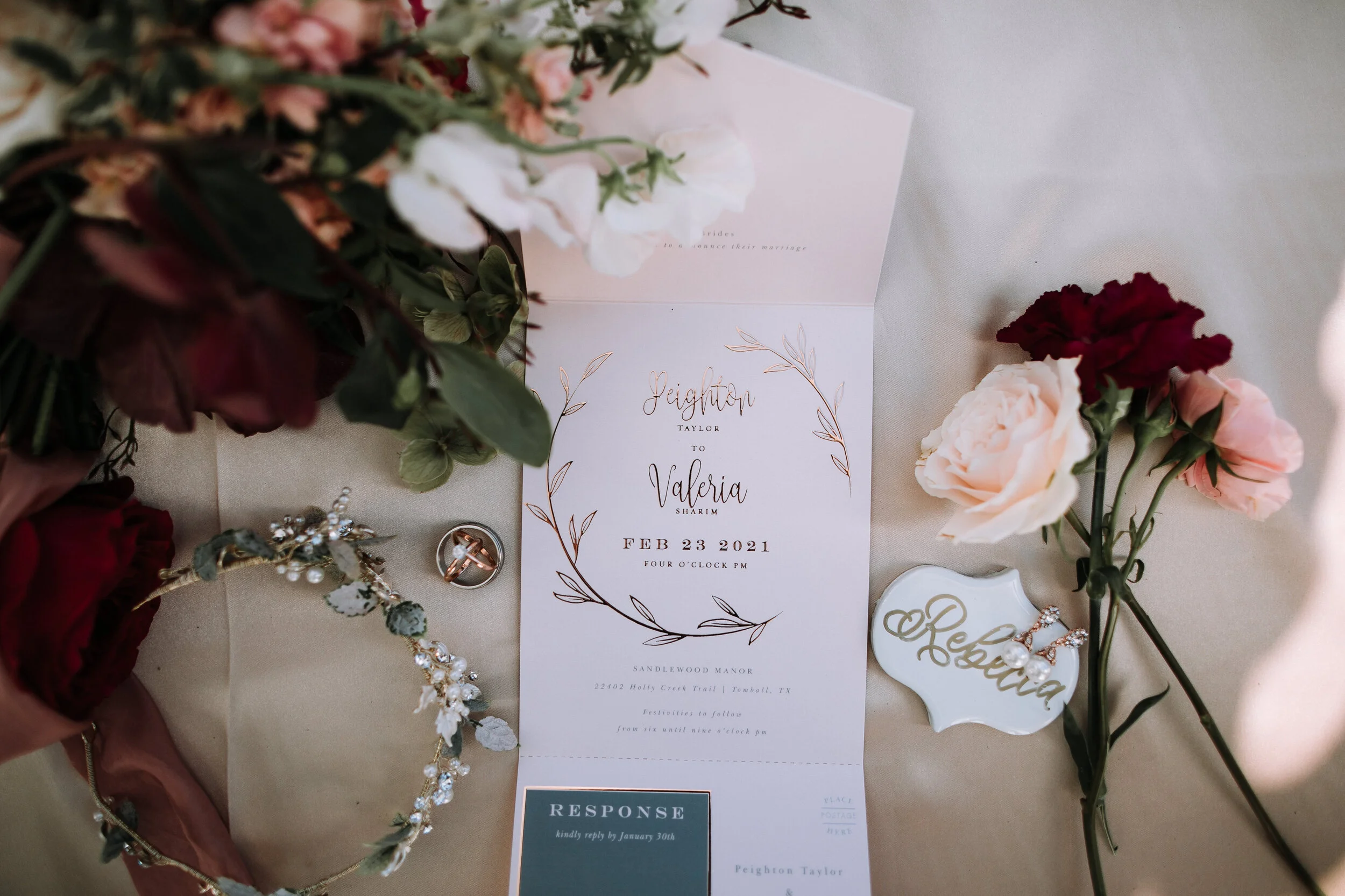 Houston Texas Custom Wedding Invitations By Basic Invite | Houston ...