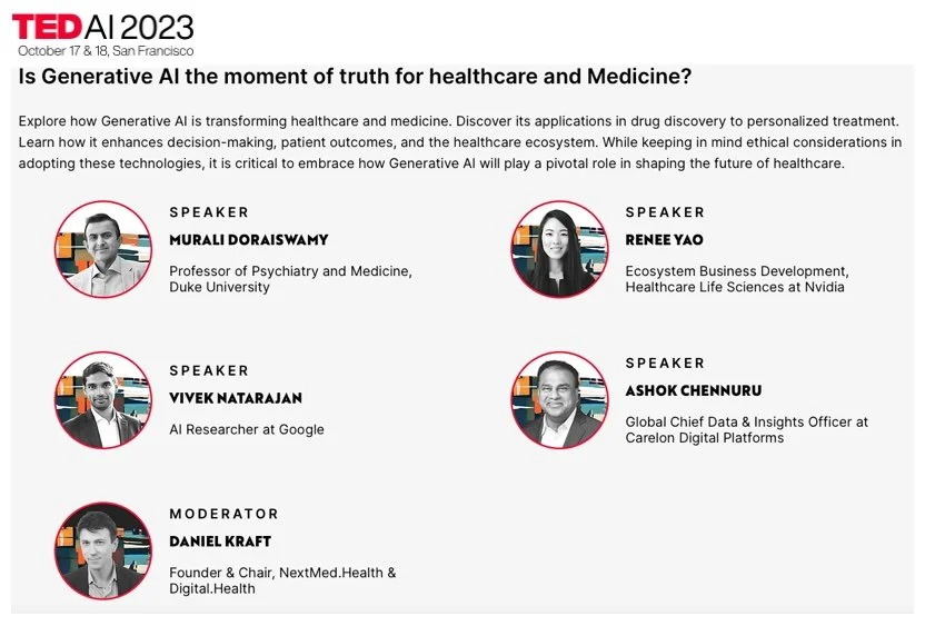 TED-AI Session on Generative AI in Healthcare — Daniel Kraft M.D.
