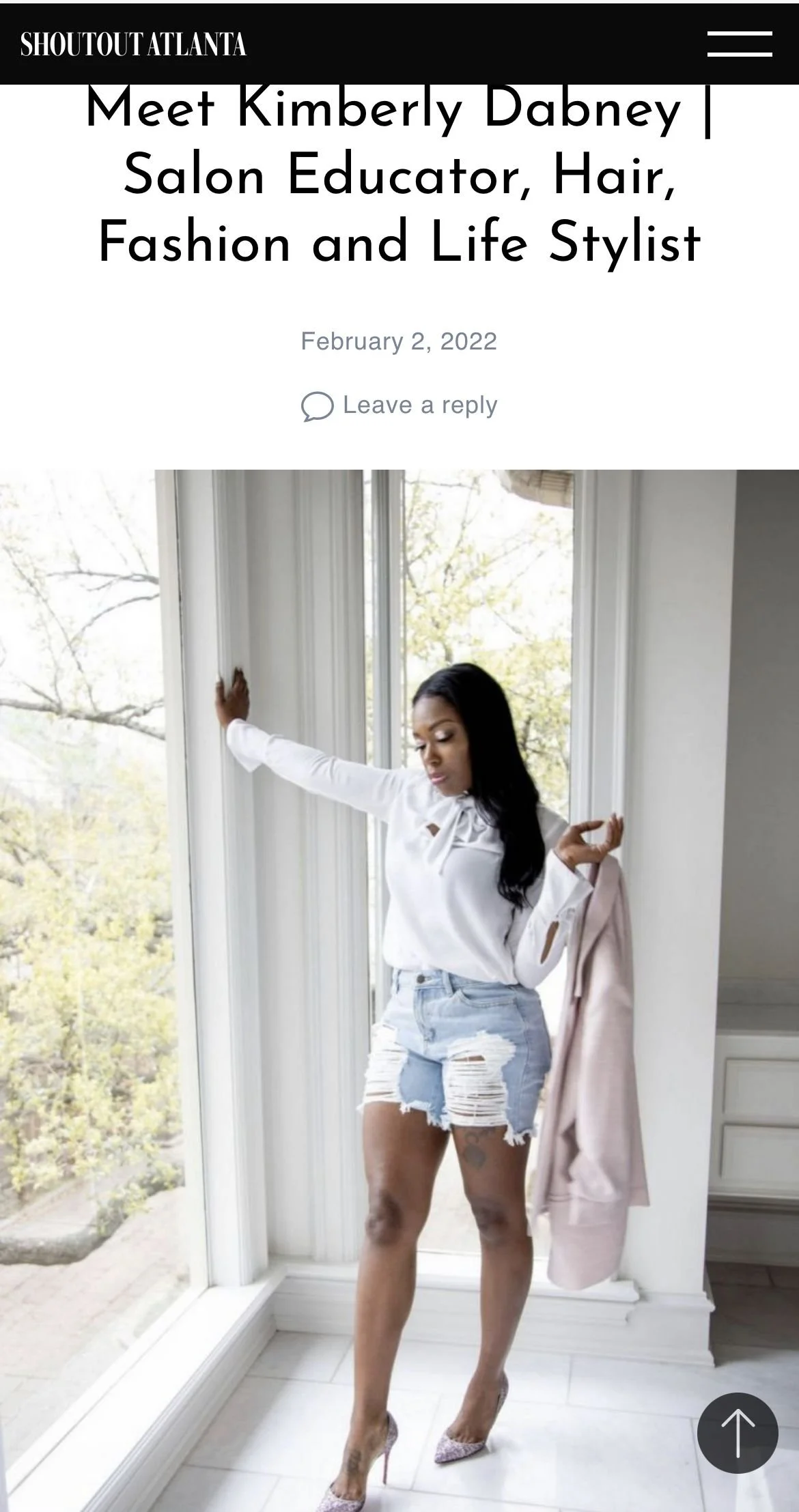 Interview Shoutout Atlanta — Kimberly Vonshay Dabney