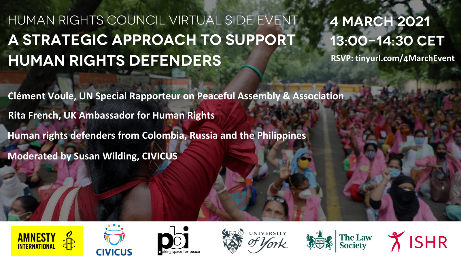 Events Calendar — human rights defender hub