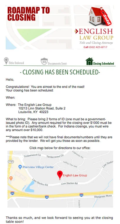 Roadmap to Closing | Real Estate Title & Closing | Estate Planning ...
