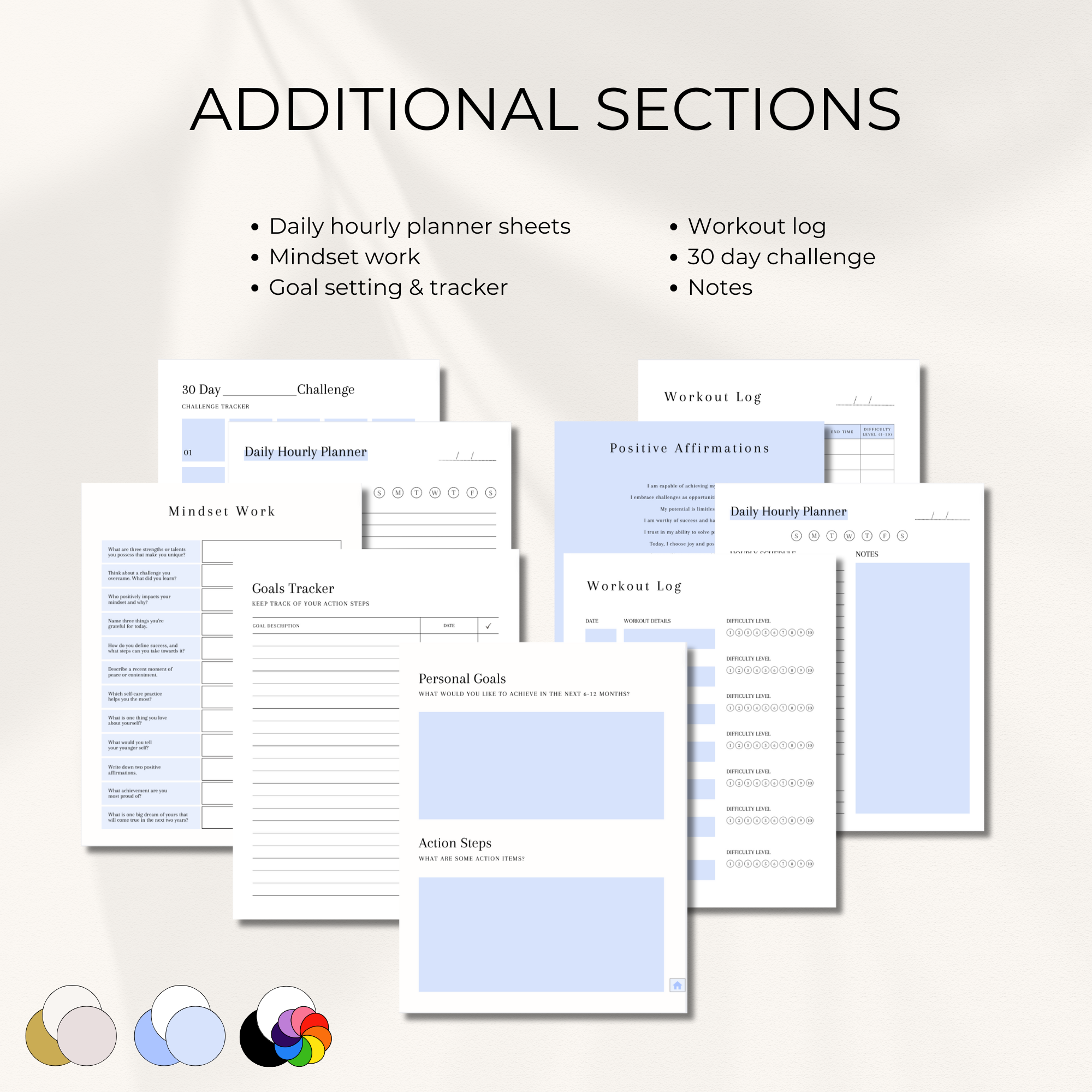 Minimalist Undated Digital Planner, iPad Planner — Debbie Roy