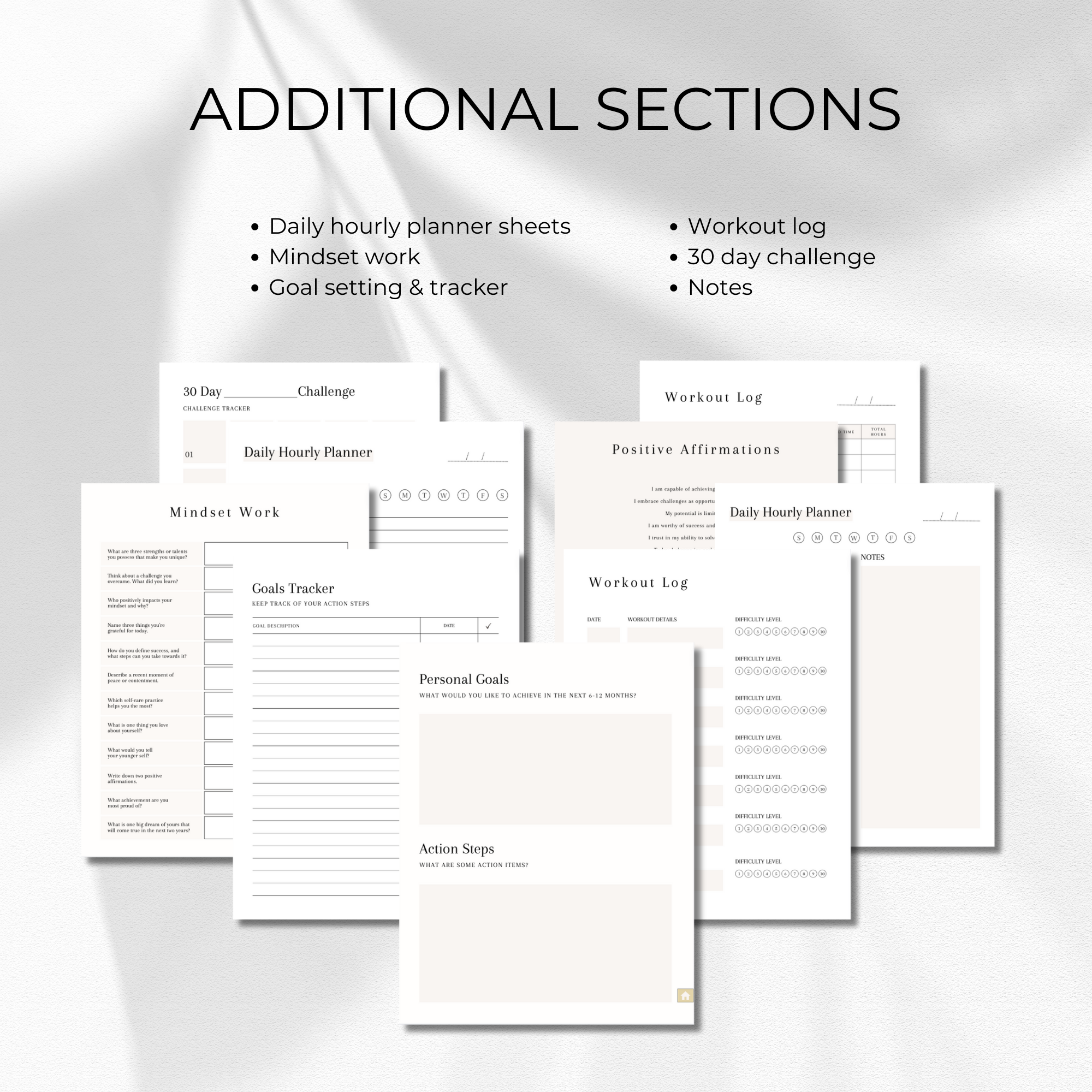 Minimalist Undated Digital Planner, iPad Planner — Debbie Roy