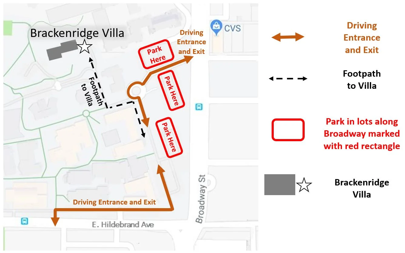 Brackenridge Villa Directions and Parking — Headwaters at Incarnate Word