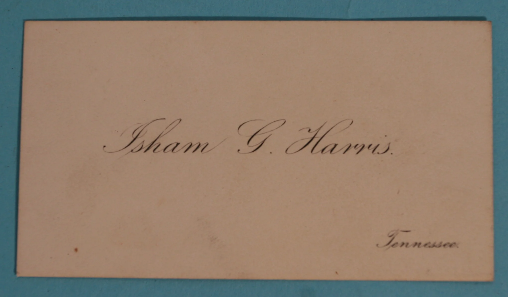 Portrait of Tennessee Governor and U.S. Senator Isham G. Harris (1818 ...