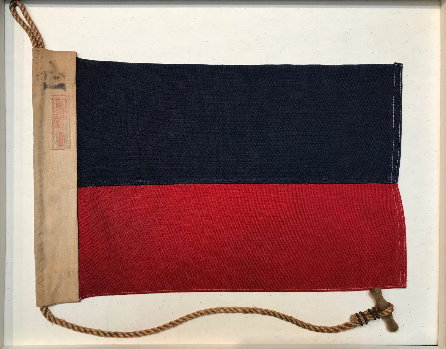 E (Echo) Signal Flag — Michael Hall Antiques
