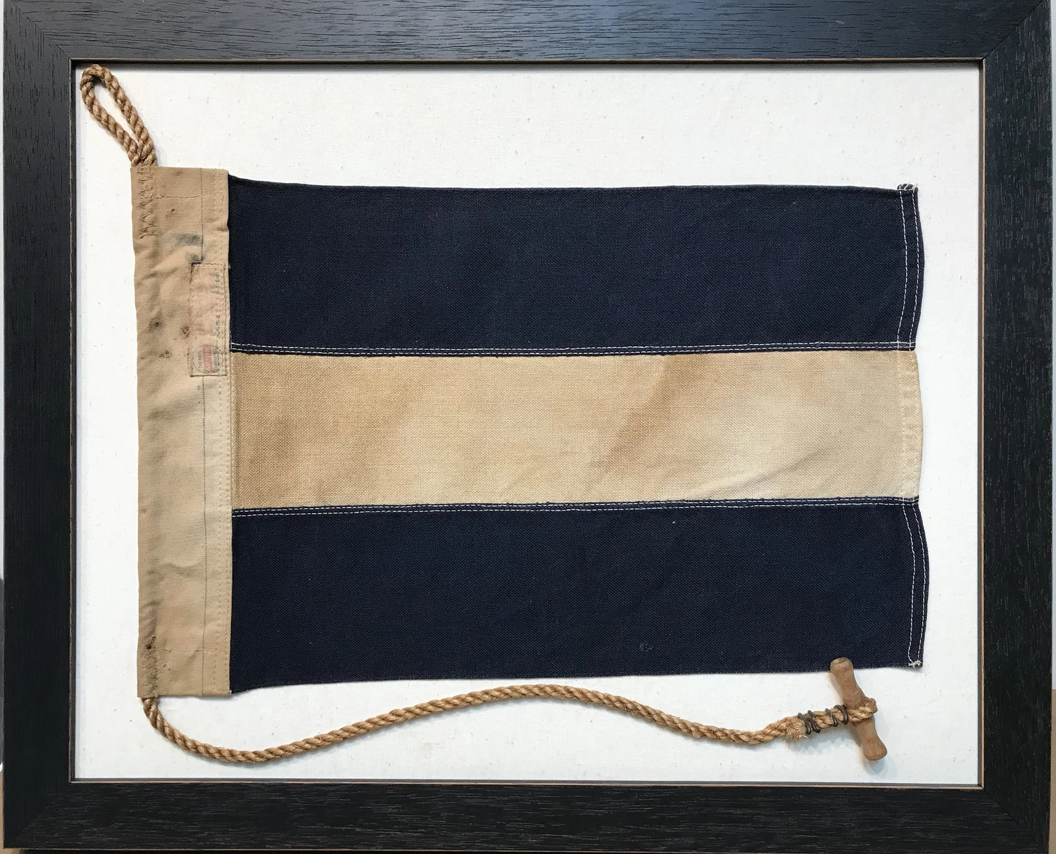 J (Juliet) Signal Flag — Michael Hall Antiques