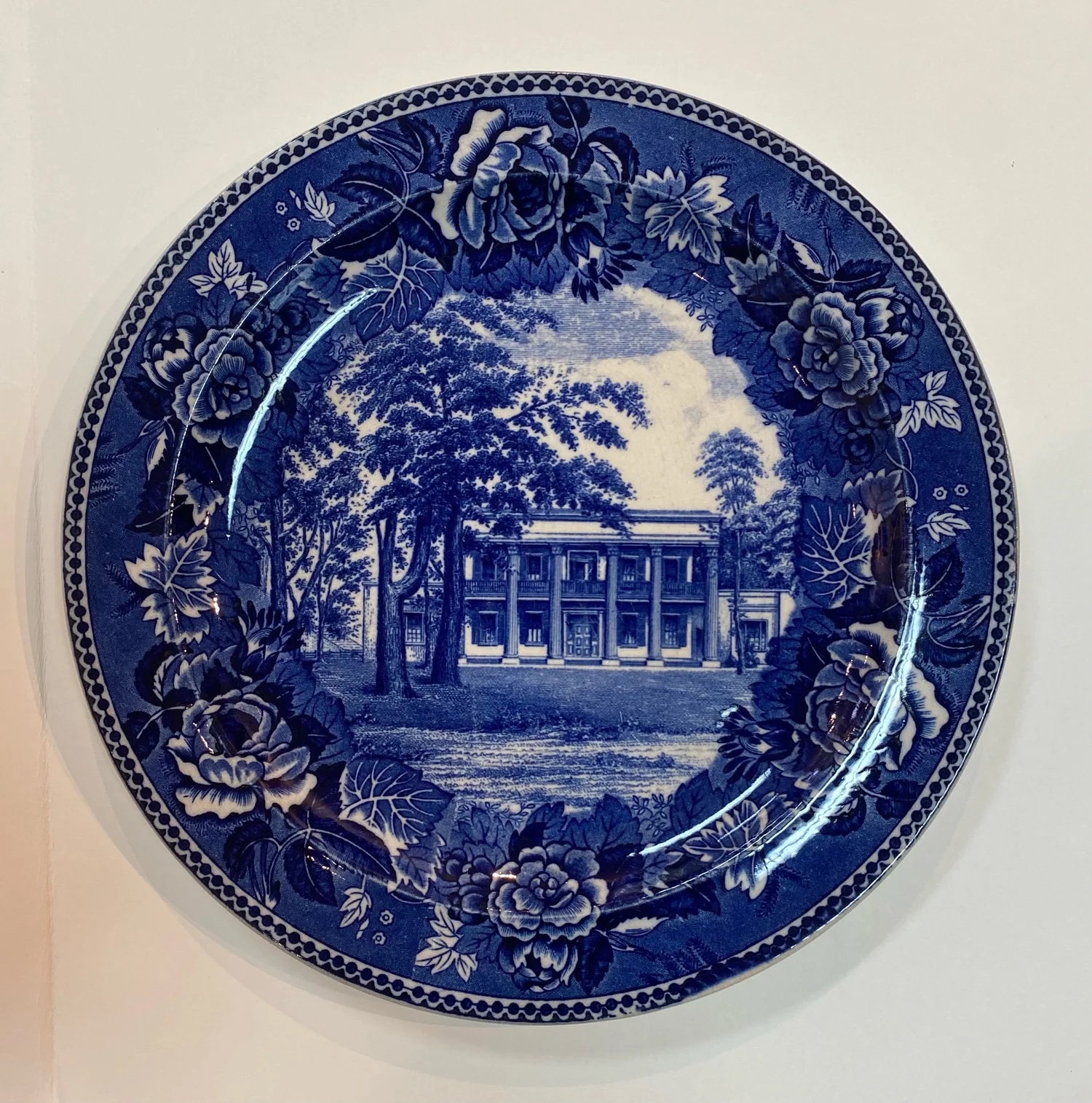 The Hermitage Home of Andrew Jackson Wedgwood Plate — Michael Hall Antiques