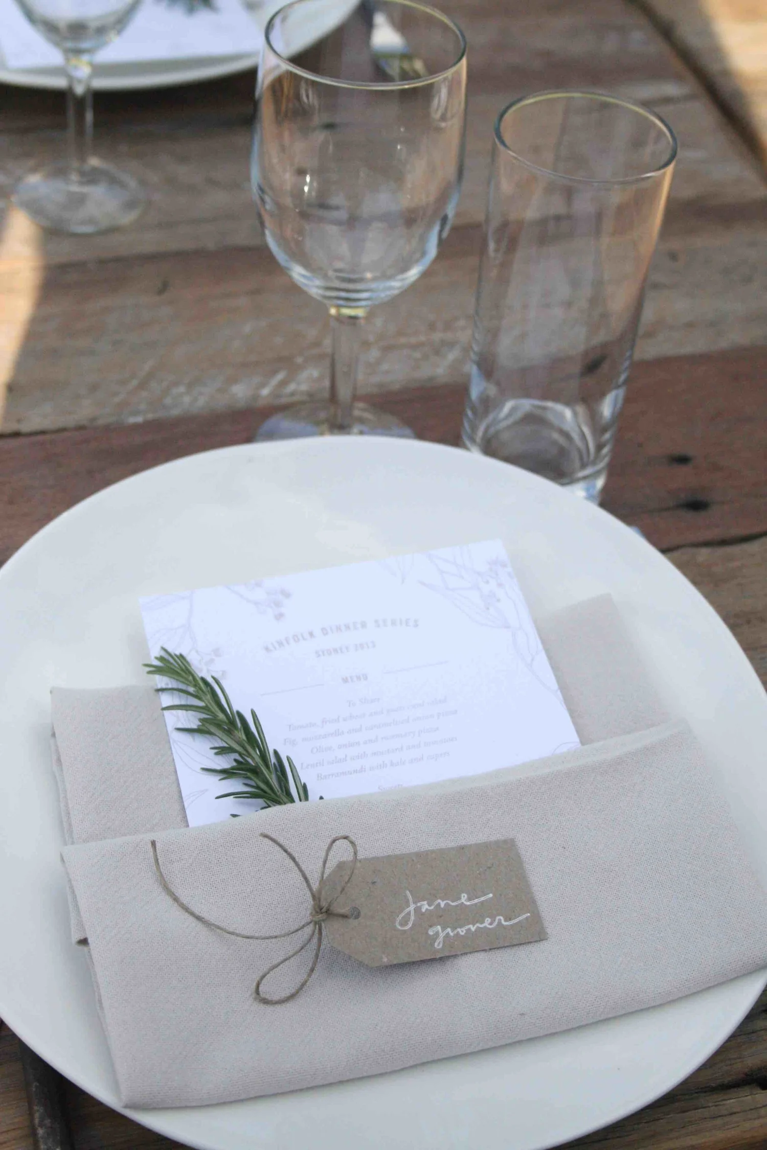 An exceptional evening....at the first Kinfolk Dinner Series Australia ...