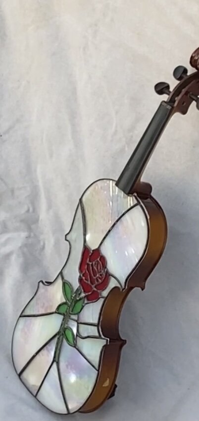 Stained Glass Violin