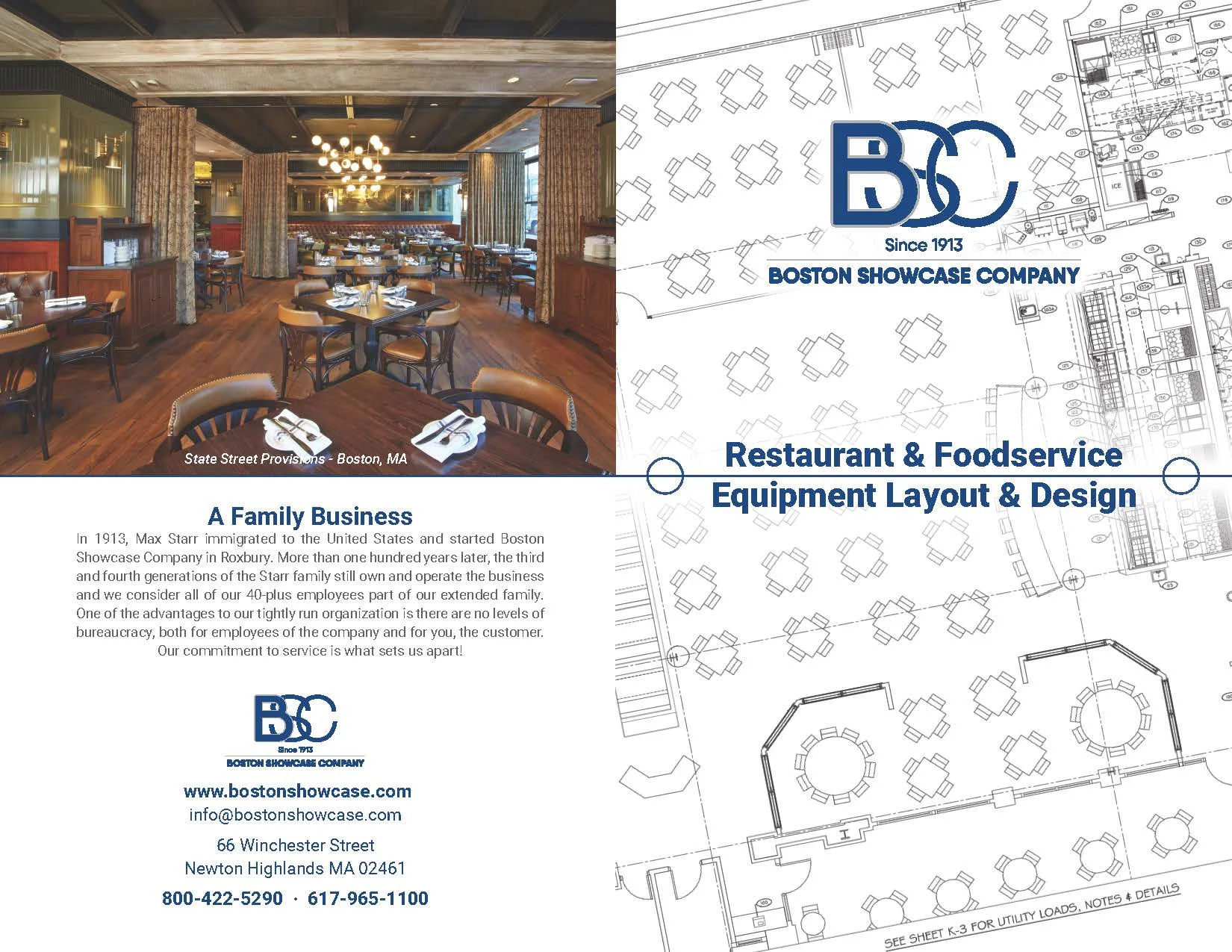 Restaurant and Foodservice Equipment Layout & Design — Boston Showcase ...