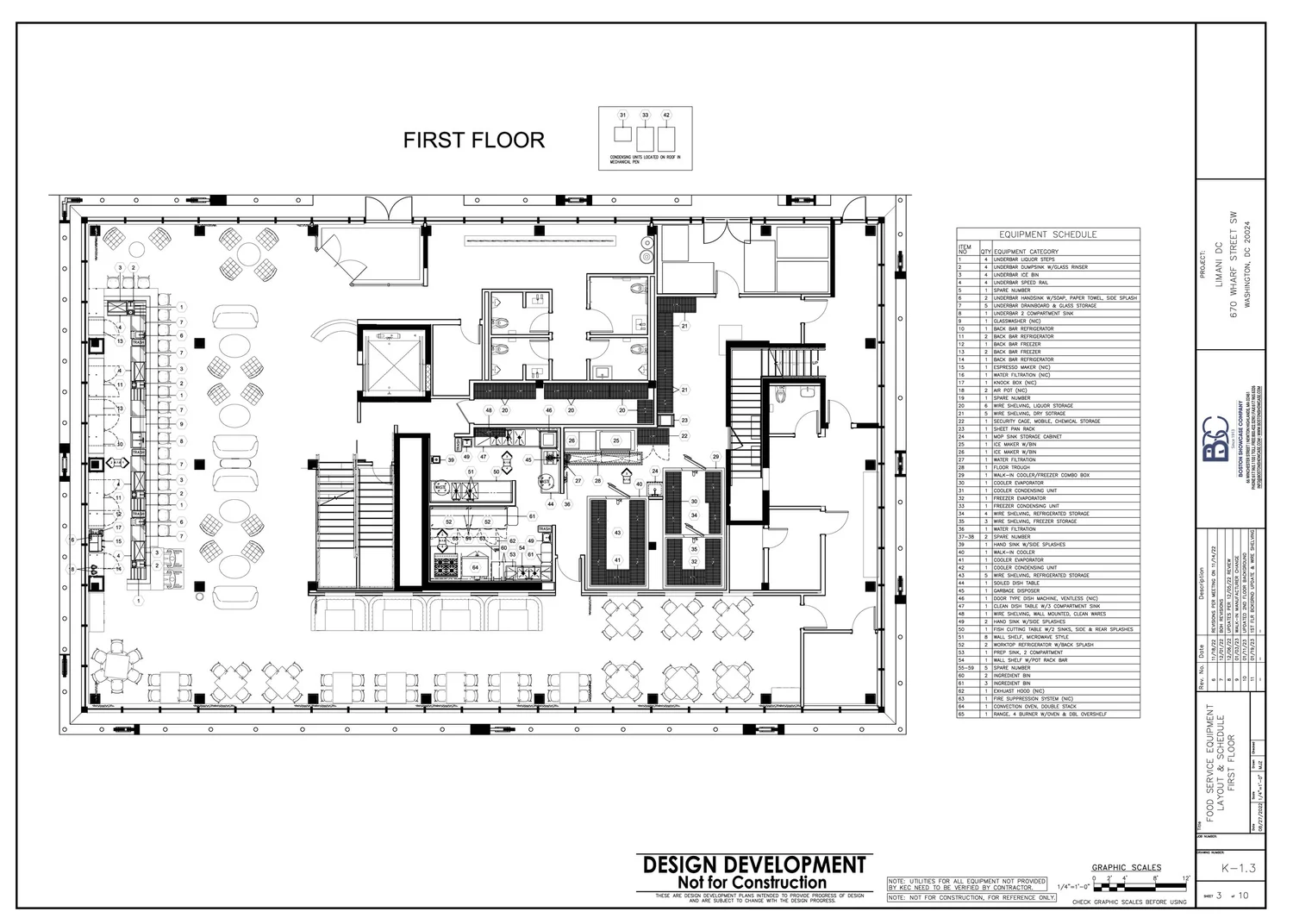 Limani Washington DC- Restaurant Design and Equipment by Boston ...