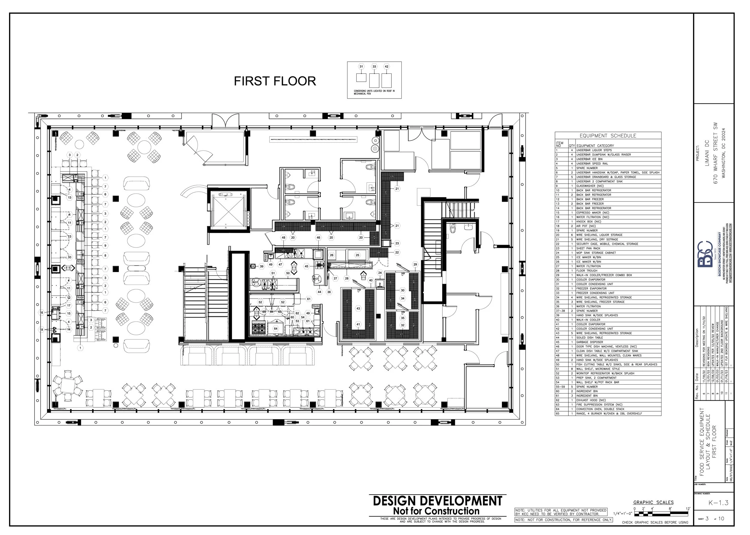 Limani Washington DC- Restaurant Design and Equipment by Boston ...