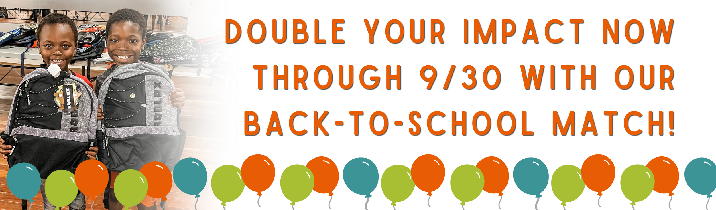 Back to School Matching Grant — Refugee Hope Partners