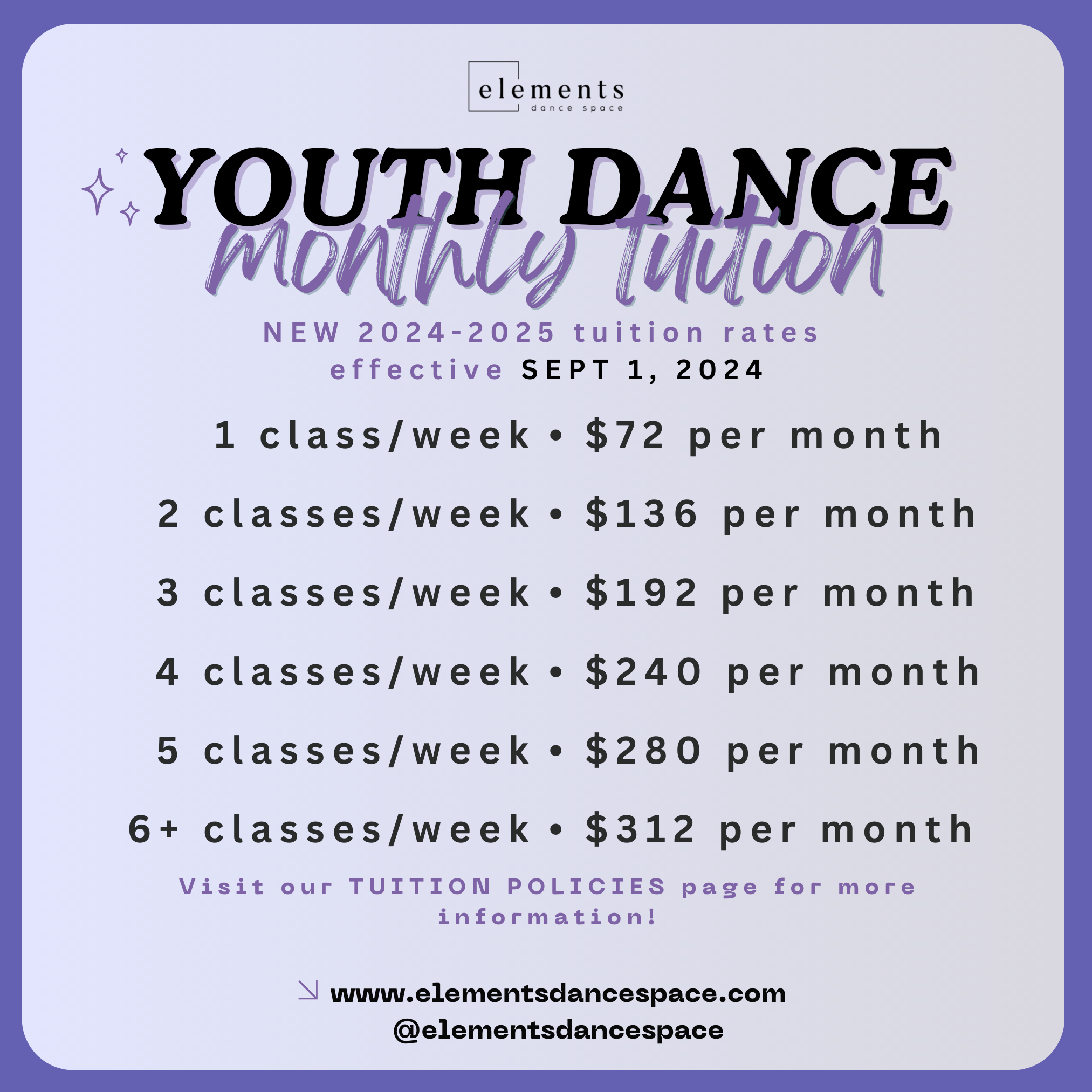 Elements Dance Space - Dance and Fitness Classes for Toddlers, Kids ...