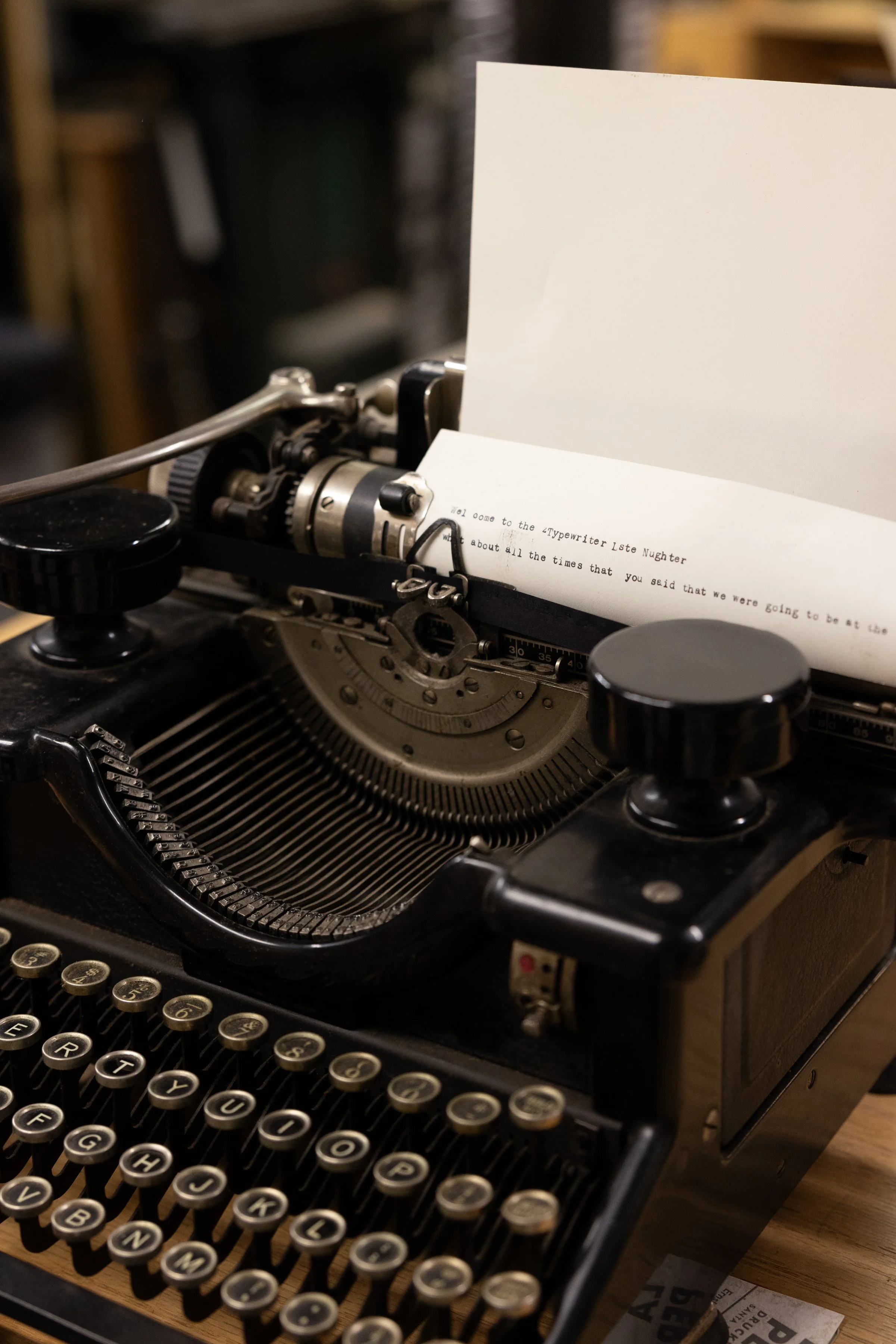 Typewriter Late Nighter — BRUNO PRESS