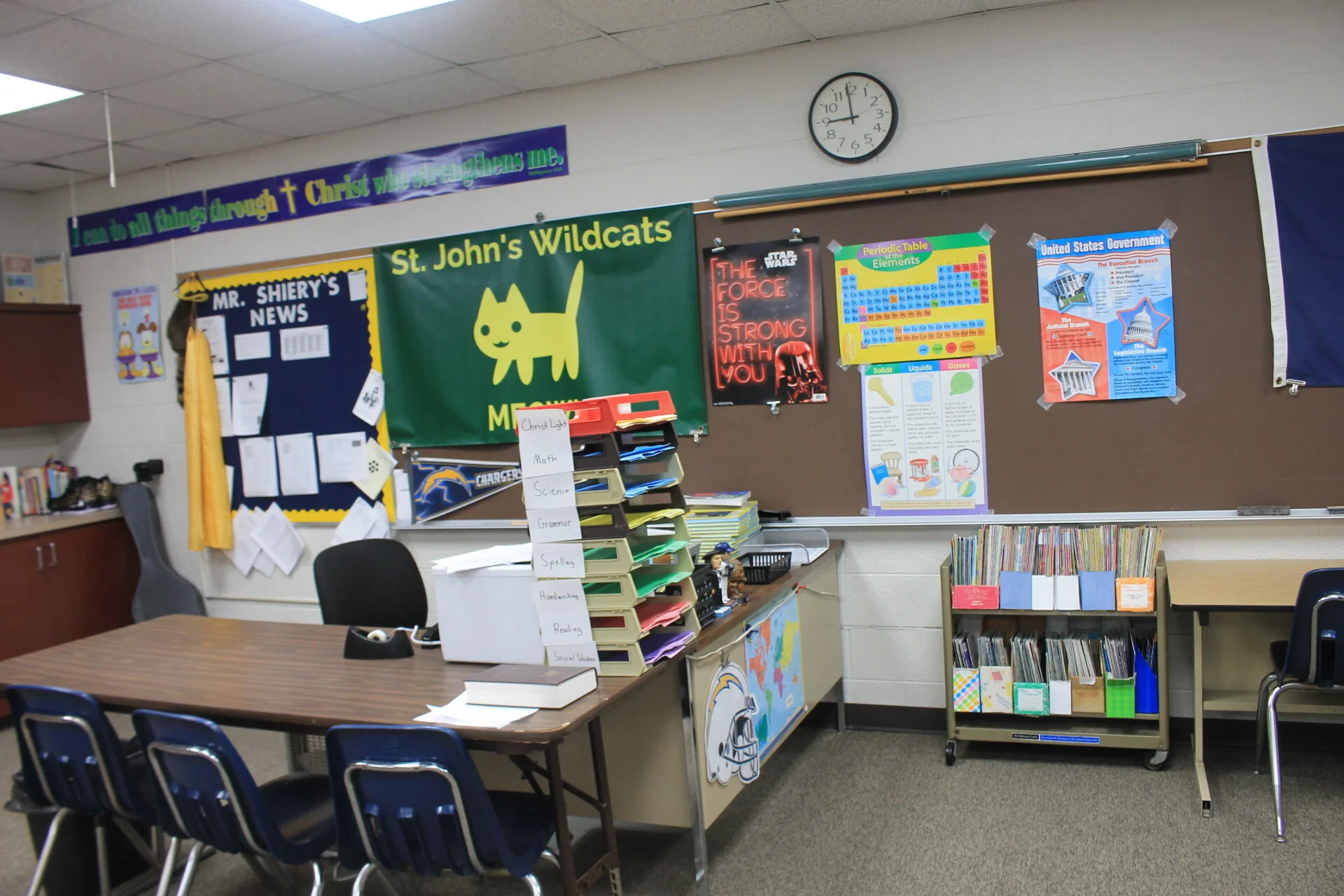 3rd- 4th Grade Classroom — Saint John's Lutheran Church and School