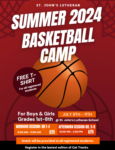 Upcoming Events — Saint John's Lutheran Church and School