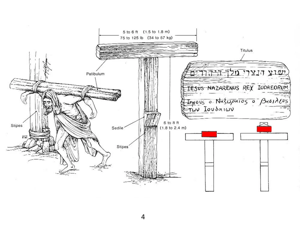 Roman Crucifixion Diagram