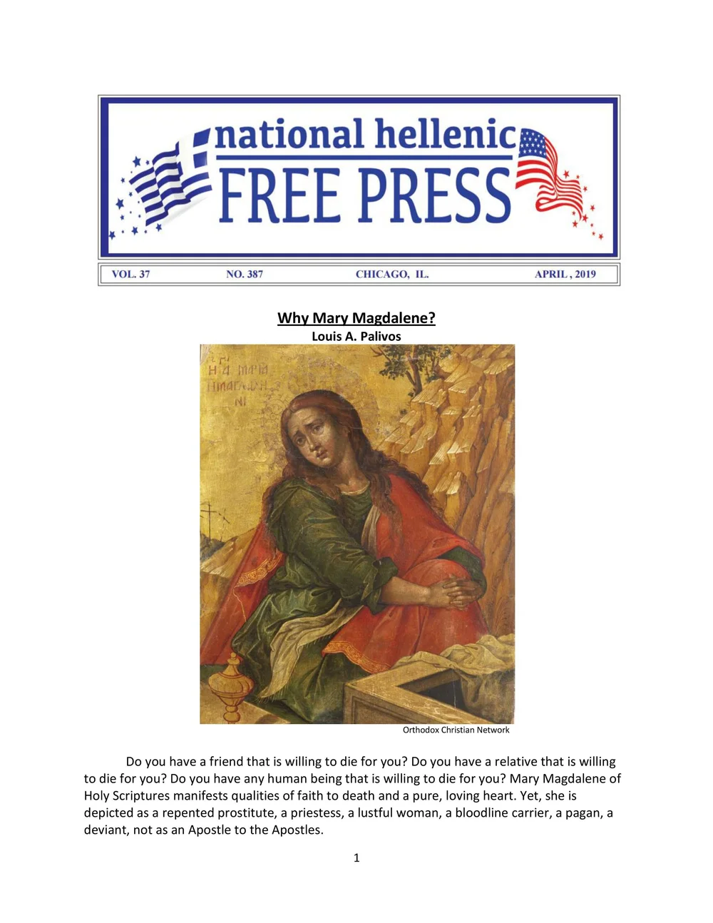 Why Mary Magdalene?