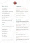 Our Menu — The Railway Inn Botley - Pub & Restaurant - Southampton