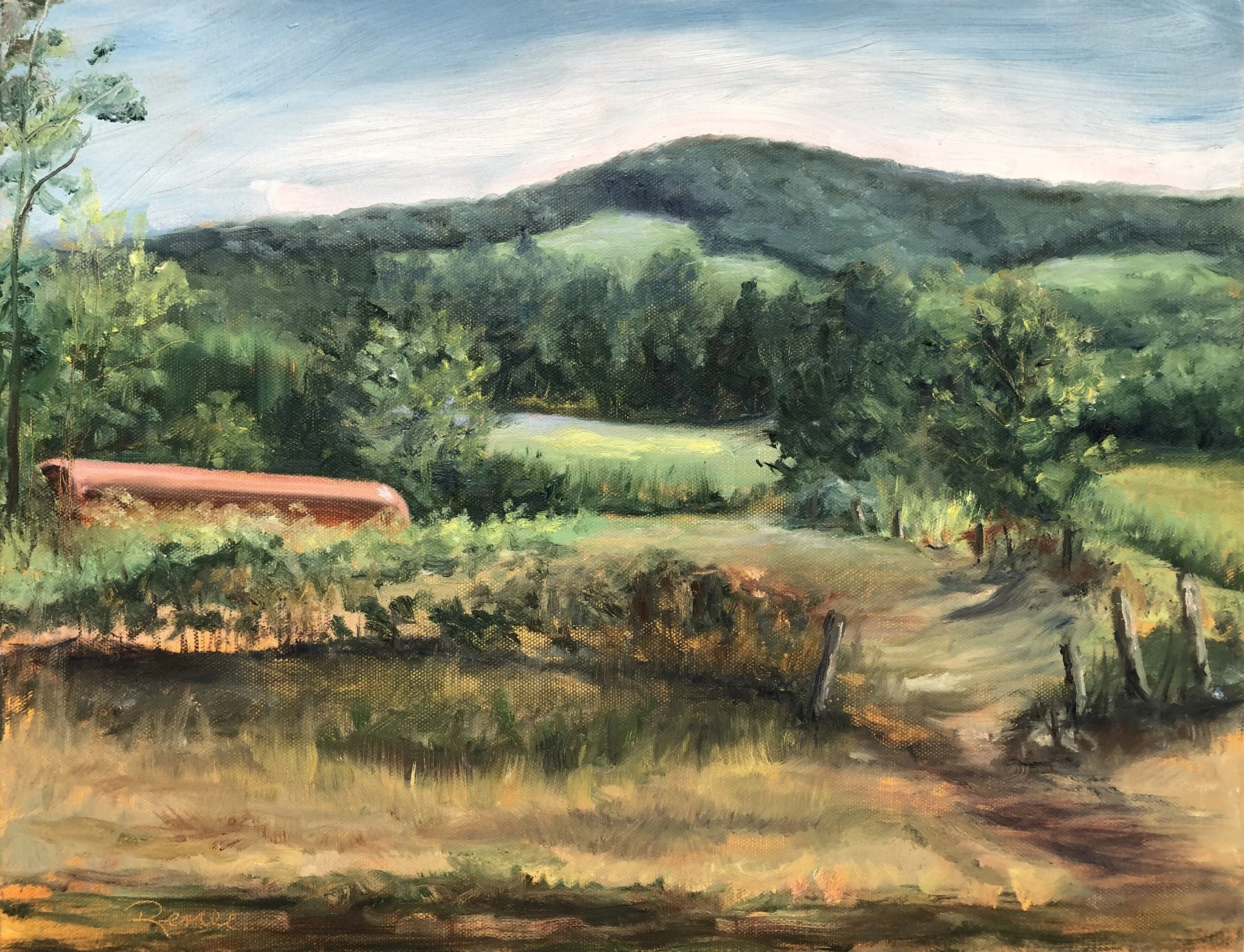 Renee Hackmann, View from Mom and Dad's Deck — Columbia Art League