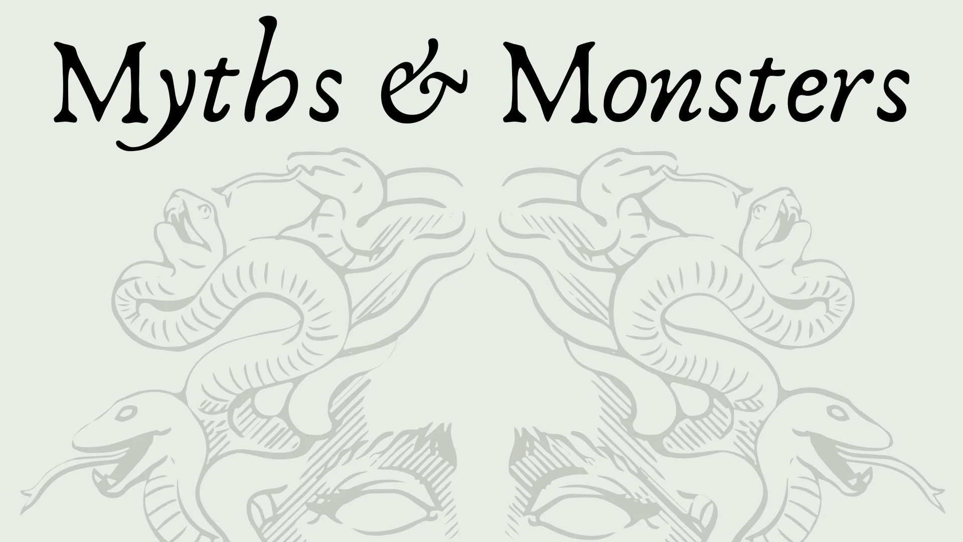 Myths And Monsters — Columbia Art League