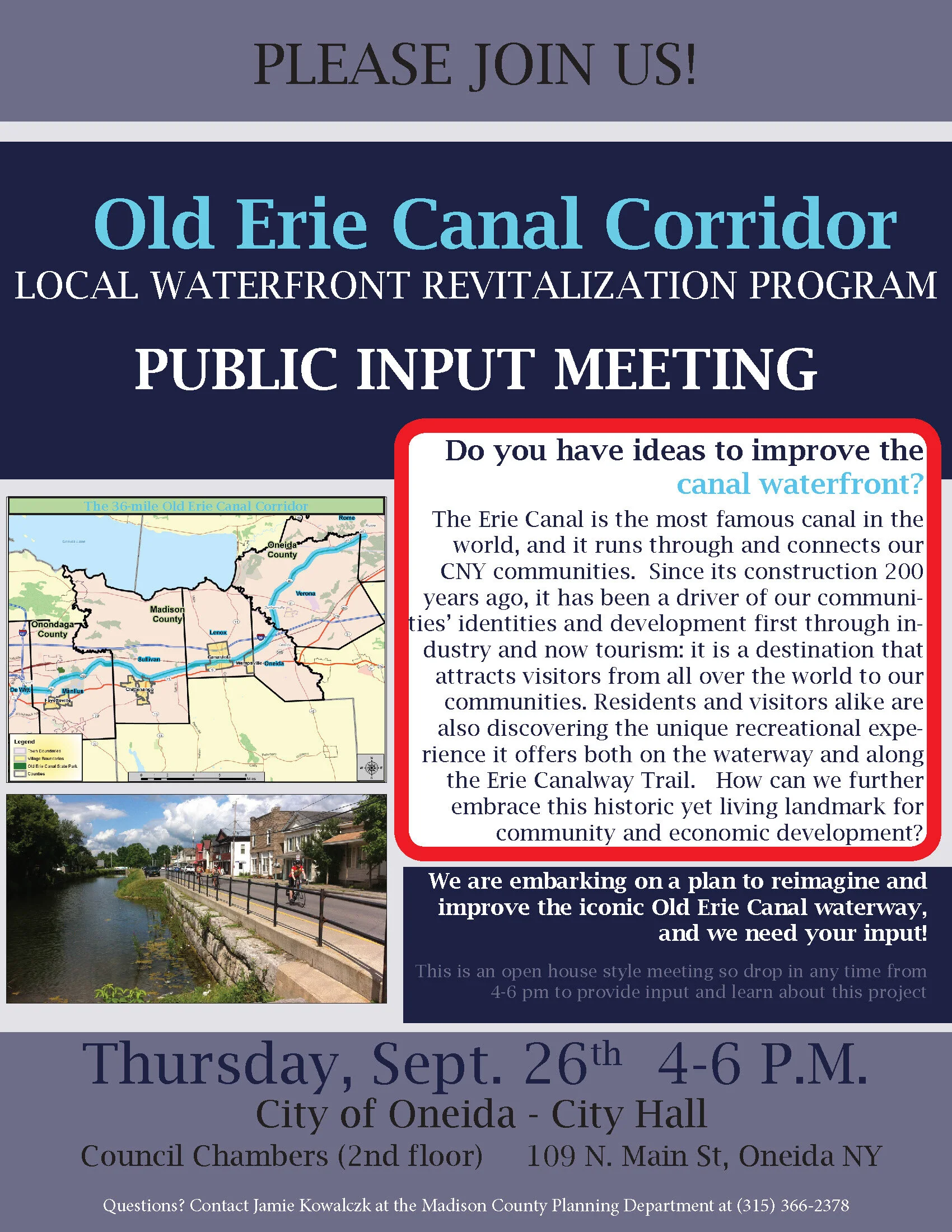 Public Input Old Erie Canal