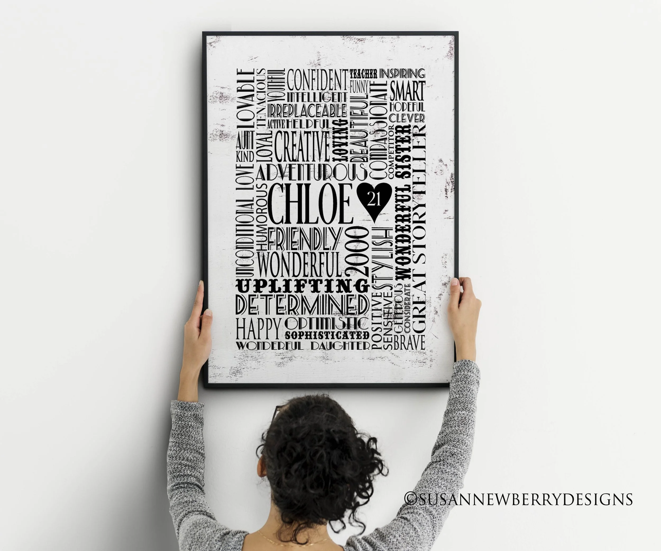Word Cloud Art — SUSAN NEWBERRY DESIGNS