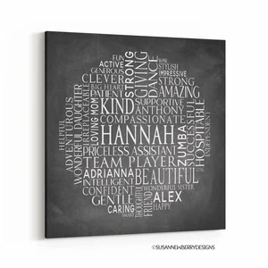 Custom word clouds — Susan Newberry Designs | Custom wall art for ...