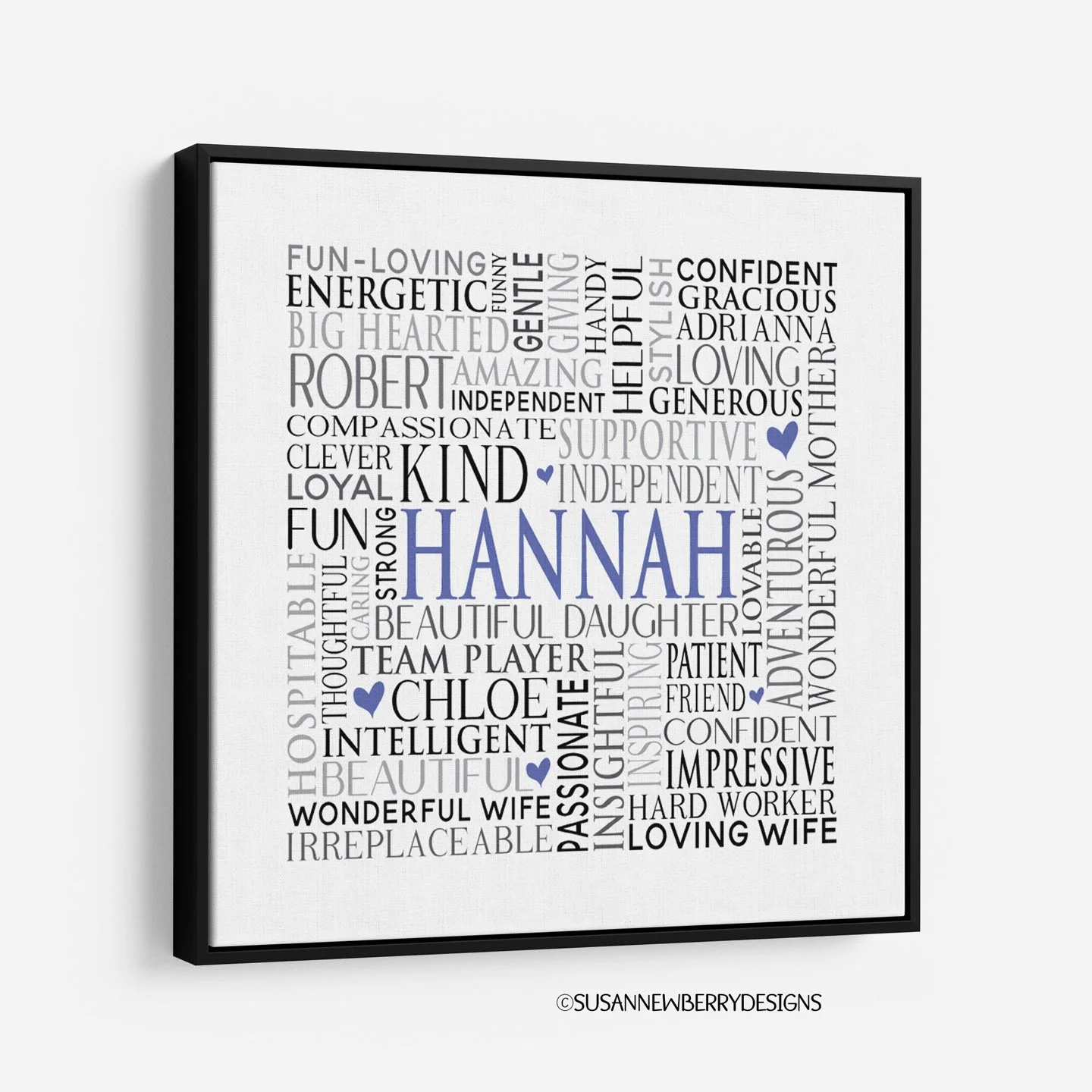 Custom word clouds — Susan Newberry Designs | Custom wall art for ...