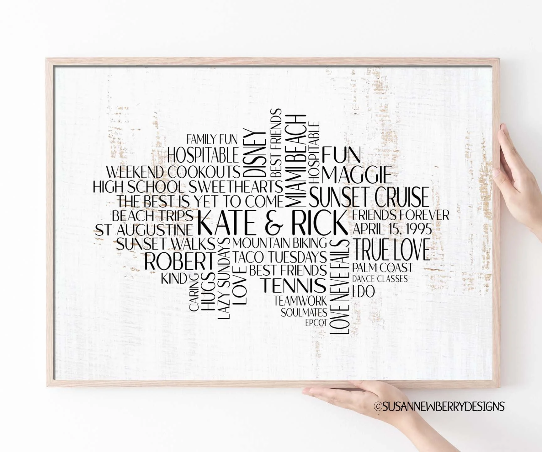 Custom Word Clouds for Every Occasion — SUSAN NEWBERRY DESIGNS Susan ...