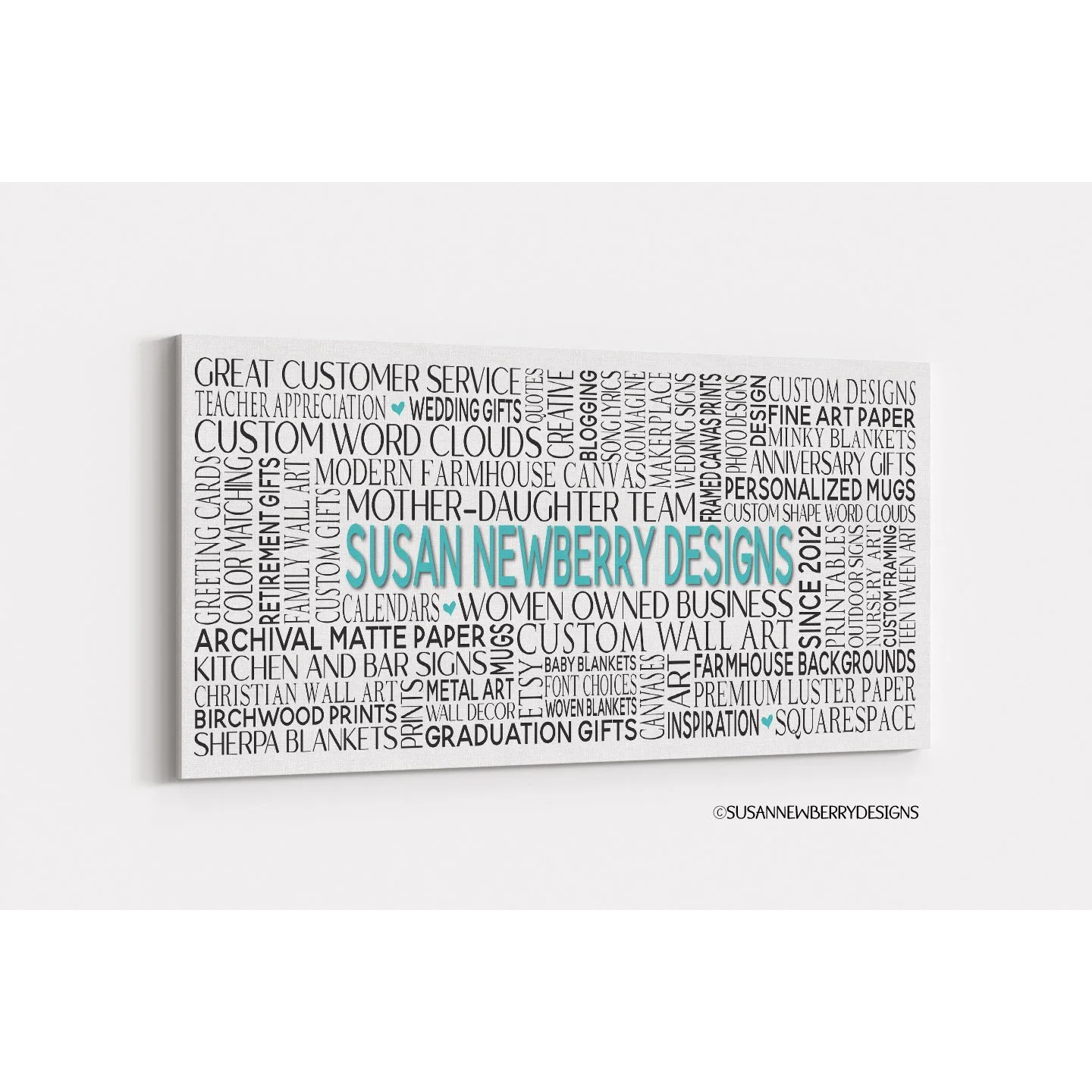 Custom Word Cloud Wall Art for Graduations and More — Susan Newberry ...