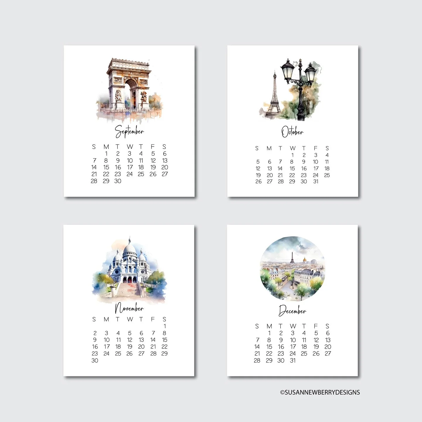 2026 Year Text JW Desk Calendar Matthew 5v3 5x7 cards Eucalyptus ...