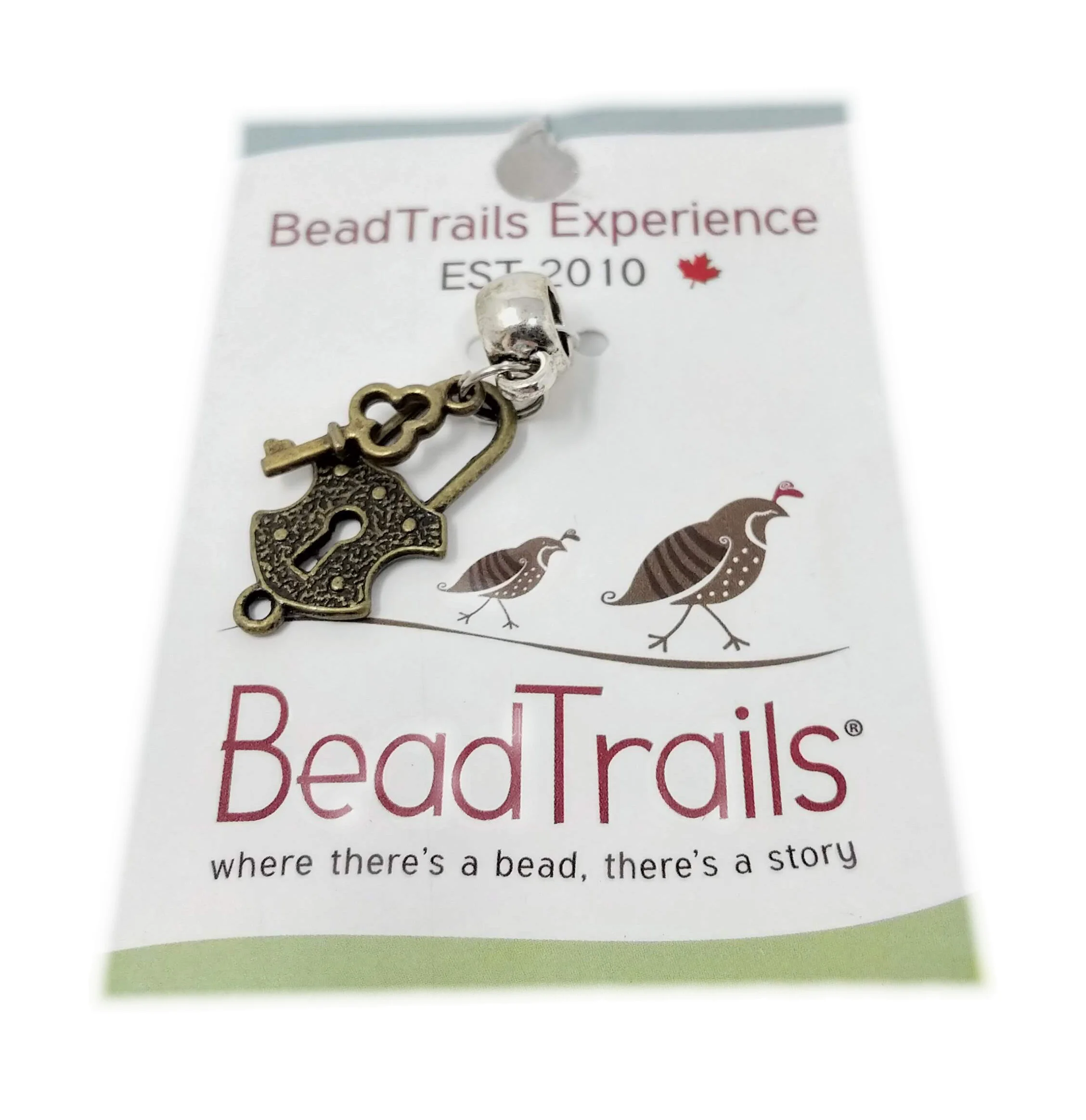 BeadTrails Lock and Key Bead — Oliver & District Heritage Society