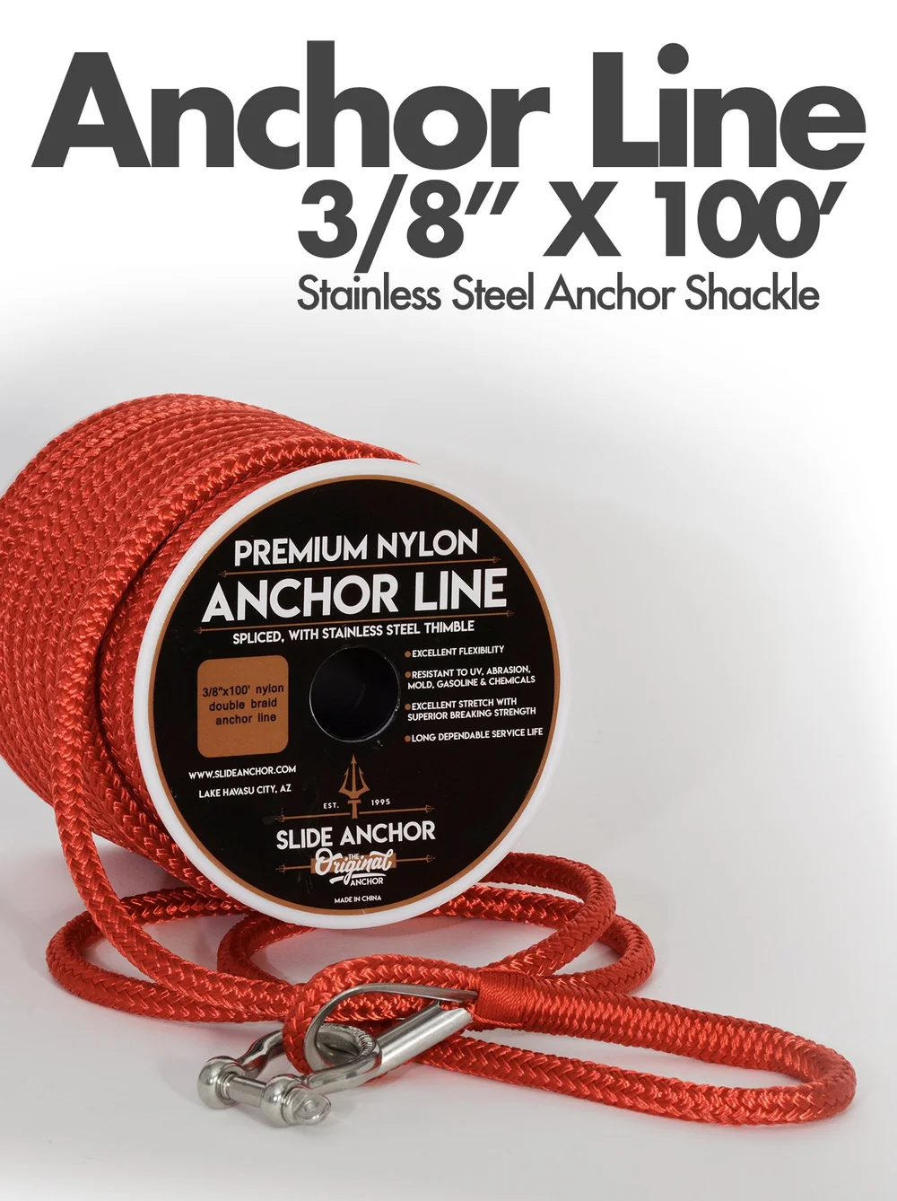 Red Anchor With Rope