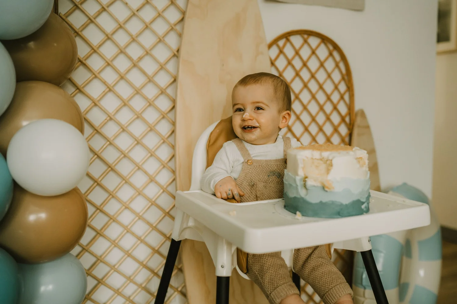 Paxton's First Big Wave | The Big One Birthday Party || Milwaukee ...