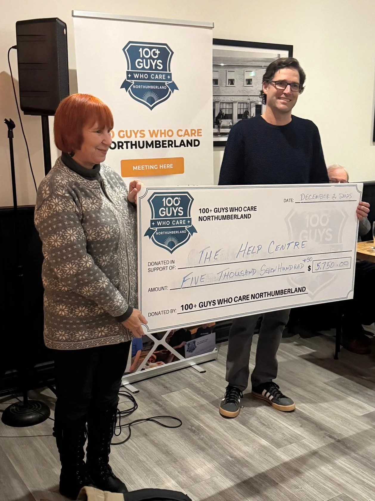 100+ Men make a $5,750 difference — Northumberland 89.7 FM