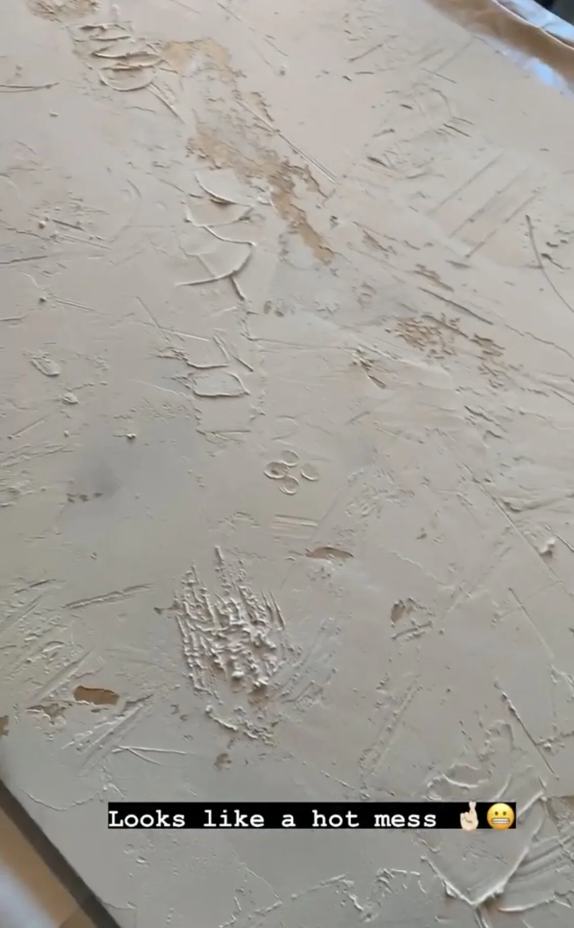 DIY Art using house paint and joint compound — REBECCA & GENEVIEVE