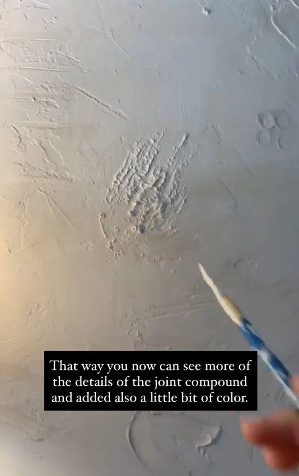 DIY Art using house paint and joint compound — REBECCA & GENEVIEVE