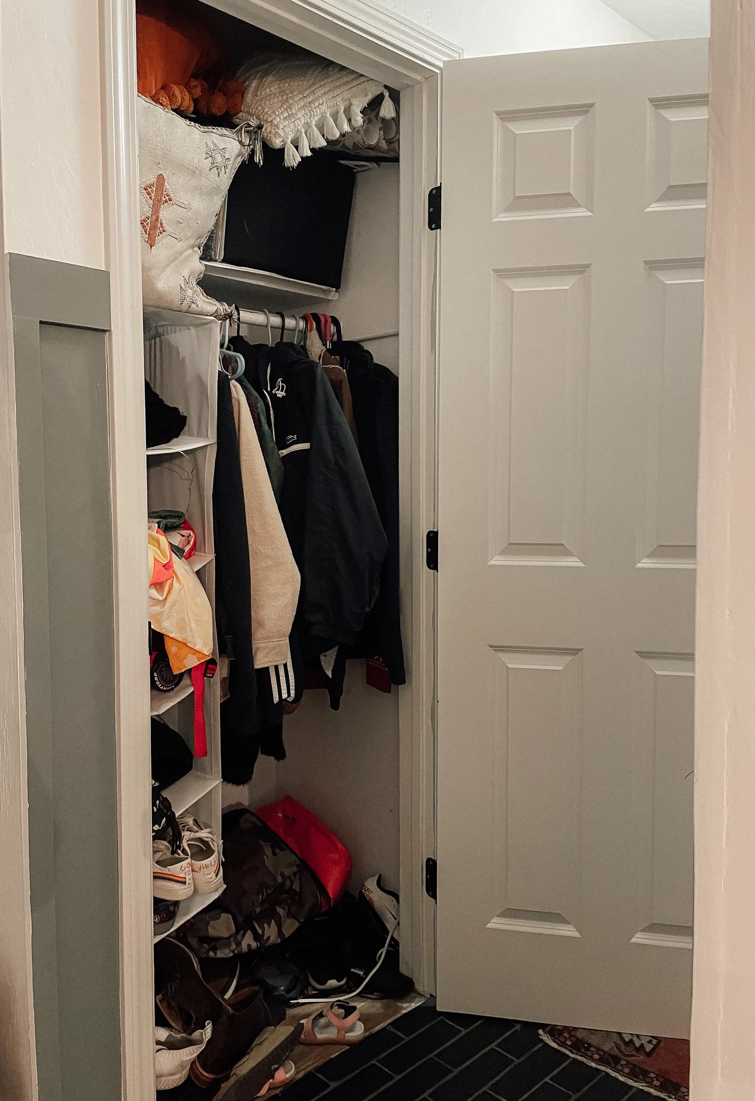 A beautiful and organized entryway closet — REBECCA & GENEVIEVE